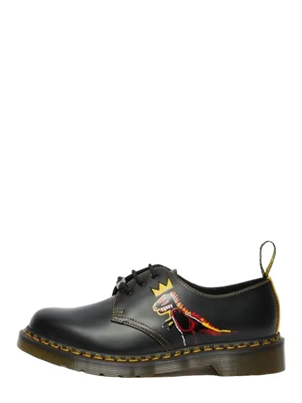 Dr. Martens Jean-michel Basquiat X 1461 'pez Dispenser' Lace Up Shoes - Black