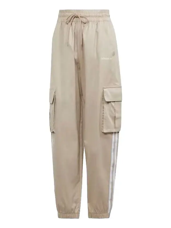 Adidas Cargo Pants With Drawstring Waist - Wonder Beige