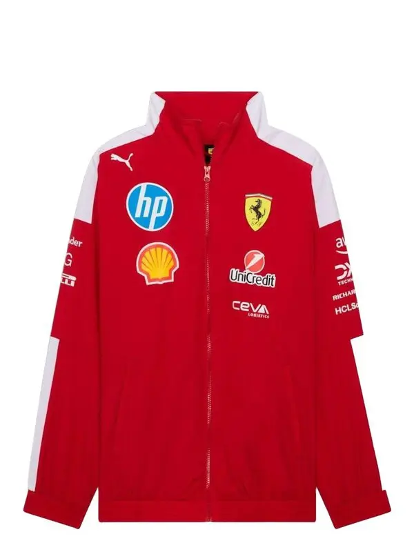 PUMA X Scuderia Ferrari 2025 Drivers T7 Jacket - Dark Cherry