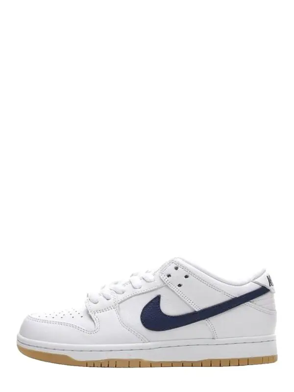 Nike Dunk Low Pro Iso Sb "white Navy - White/blue