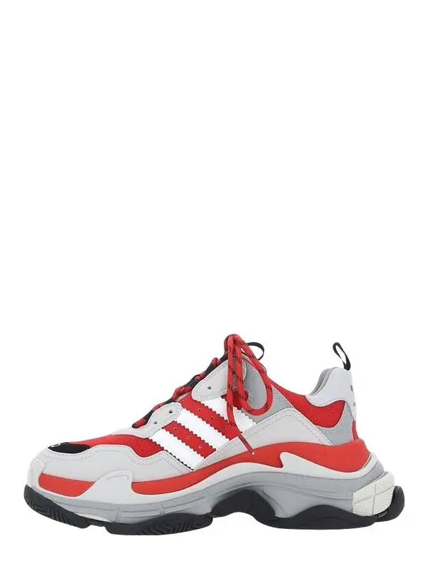 Balenciaga X Adidas Triple S Sneakers - Grey/white/red