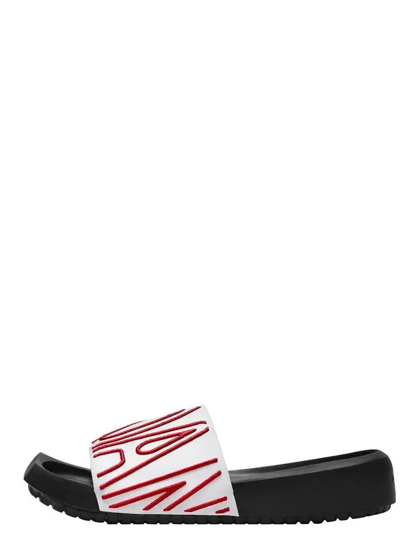 JORDAN Air Nola Slide - Black/white/red