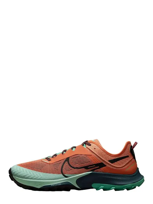 Nike Zoom Terra Kiger Trail Running Sneakers - Orange/green/black