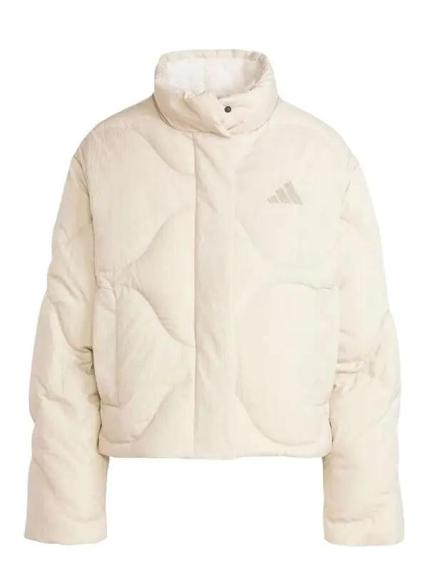 Adidas Quilted Down Jacket - Beige