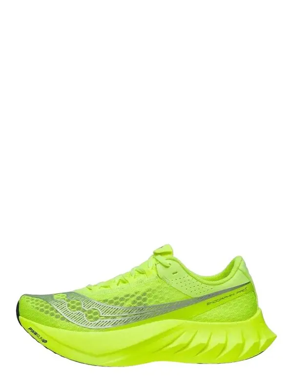 Saucony Endorphin Pro 4 Athletic Sneakers - Citron/silver