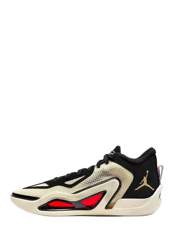 JORDAN Air Tatum 1 Pf "barbershop" Sneakers - Coconut Milk/metallic Gold/black
