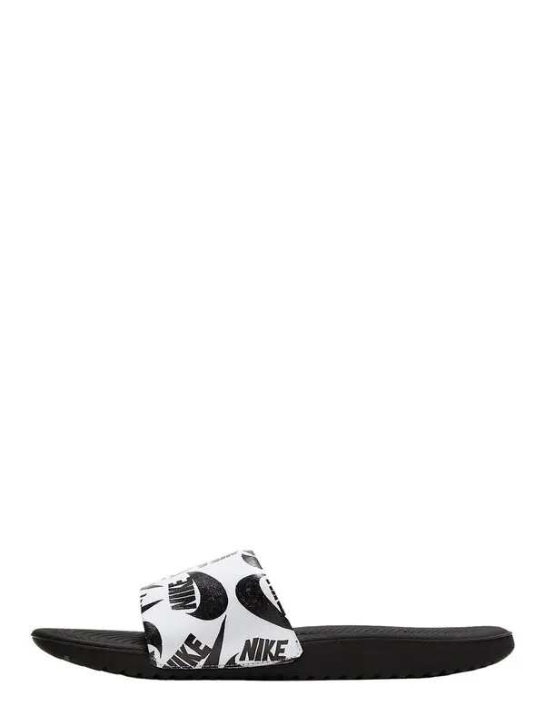 Nike Kawa Slide Se Jdi Sandals - Black And White