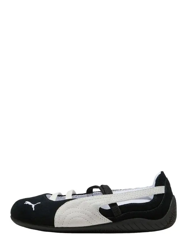 PUMA Speedcat Ballet Suede Flats - Black/white