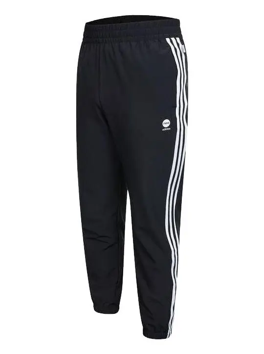 Adidas Neo Side Stripe Casual Sports Pants/trousers/joggers Black - Multi-color