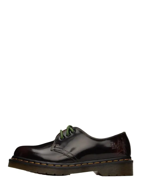Dr. Martens X The Clash 1461 Leather Lace Up Shoes - Cherry Red