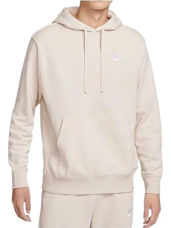 Nike Club Hoodie - Beige/white