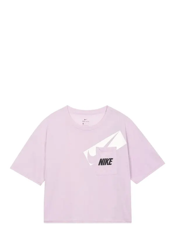 Nike Dri-fit Loose Fit Short Sleeve T-shirt - Pinkred
