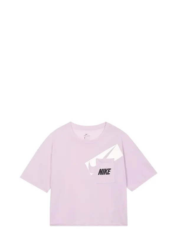 Nike Dri-fit Loose Fit Short Sleeve T-shirt - Pinkred