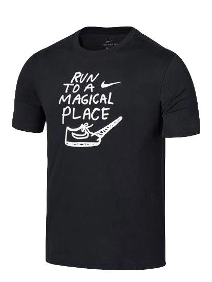 Nike Dri-fit Short Sleeve Athletic Shirt - Black