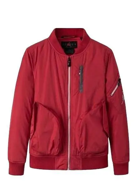 JORDAN Bomber Jacket - Red/black