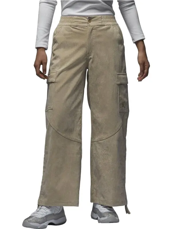 JORDAN Corduroy Wide Leg Pants - Tan
