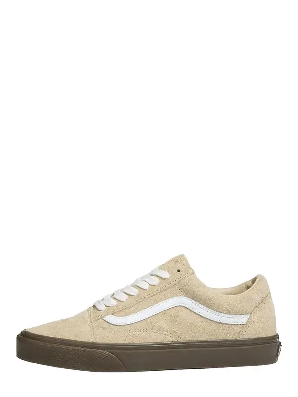 VANS Hairy Suede Old Skool Sneakers - Cream/brown