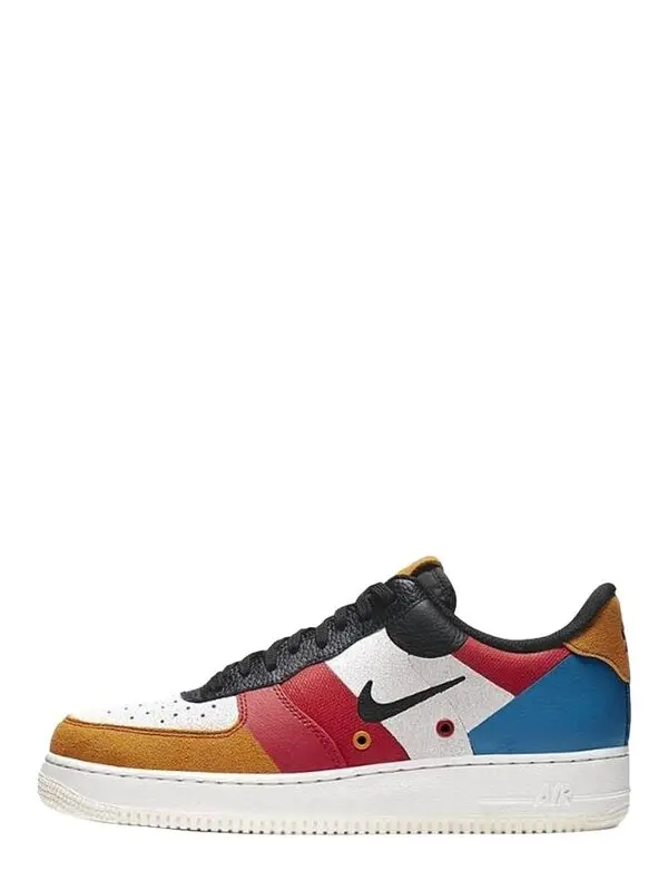 Nike Force 1 Low Prm Sneakers - Yellow/white/blue