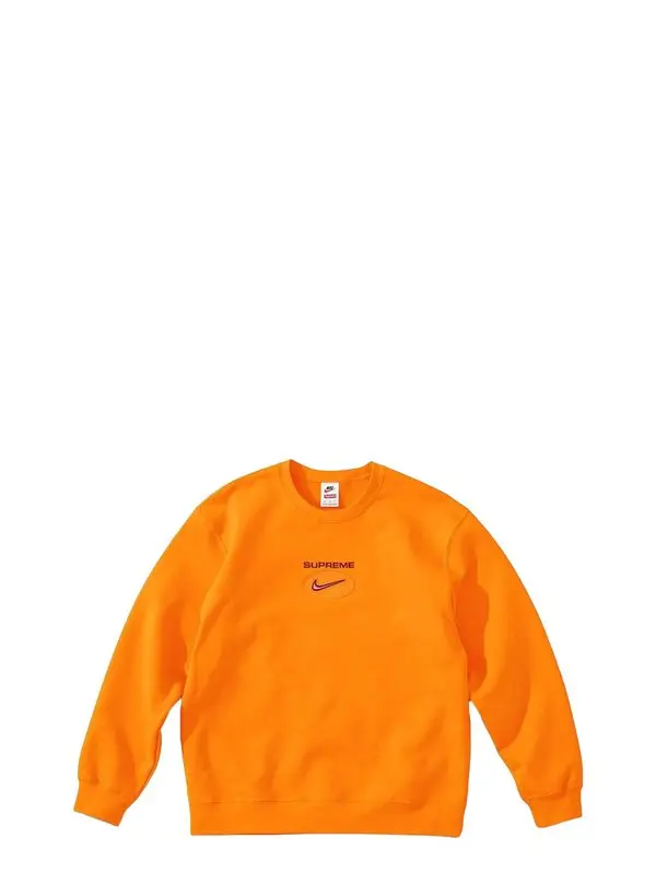 Supreme X Nike Jewel Crewneck Sweater - Orange