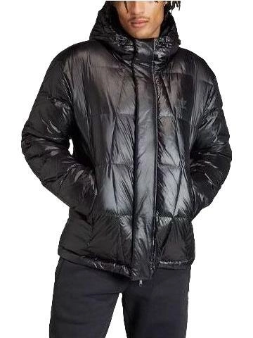 Adidas Lightweight Down Puffer Jacket - Black