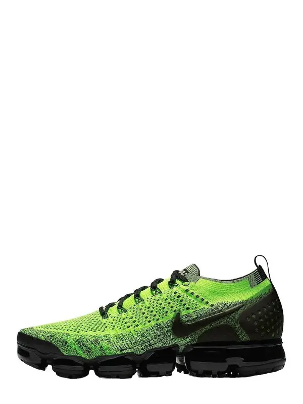 Nike Vapormax 2 Flyknit Sneakers - Black/green