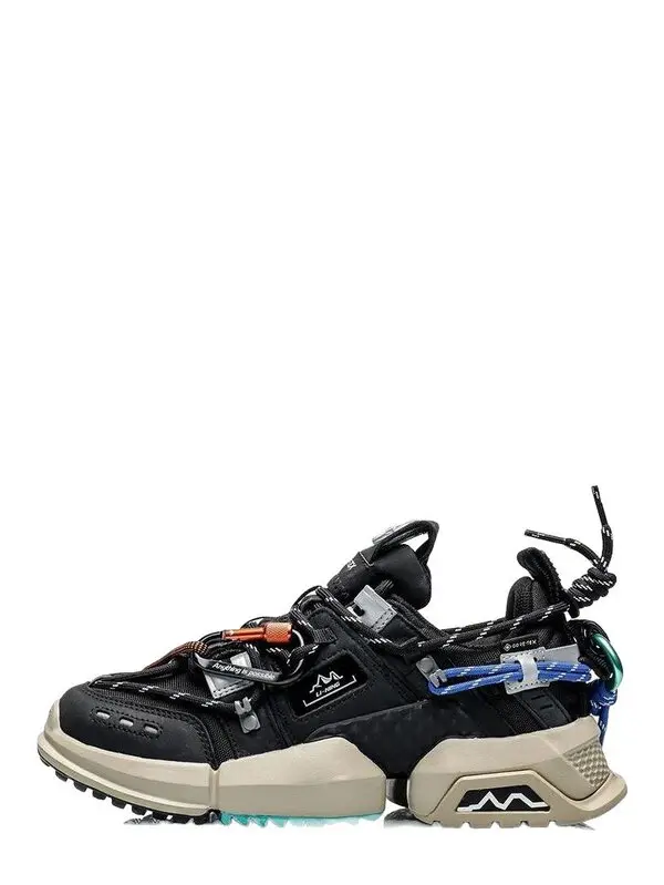 LI-NING Titan Gtx "black Beige" Sneakers - Black/beige/blue