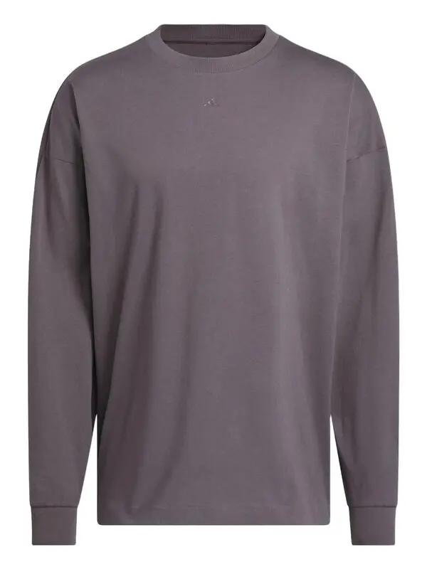 Adidas Basketball Long Sleeves T-shirt Asia Sizing - Purple