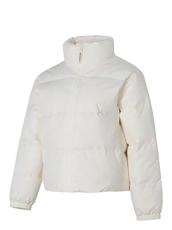 NEW BALANCE Short Puffer Jacket - White