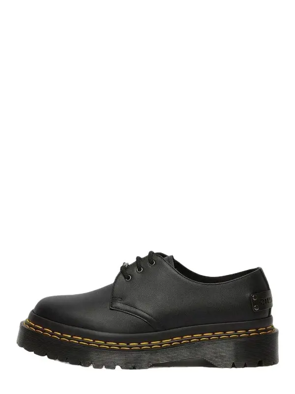 Dr. Martens 1461 Lace Up Platform Shoes - Black