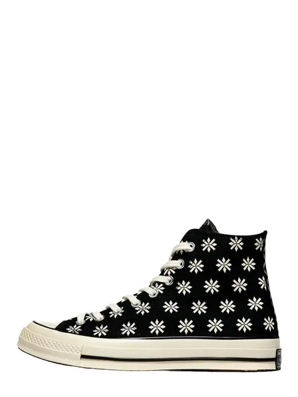 CONVERSE Chuck 70 Hi Snowflake Sneakers - Black