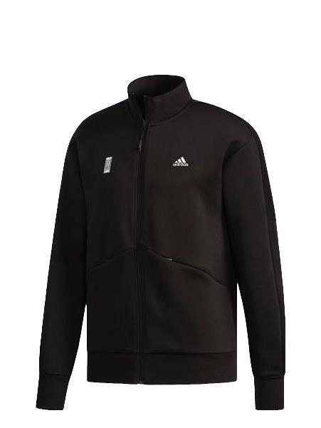 Adidas Martial Arts Logo Collar Zip-up Track Jacket - Black
