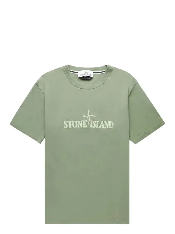 Stone Island Stitches Two T-shirt - Sage