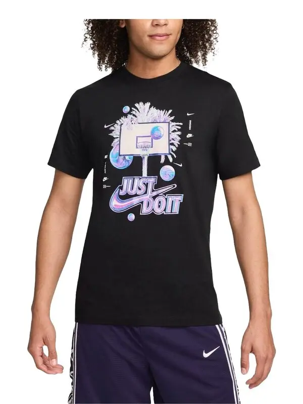 Nike Basketball Graphic T-shirt Asia Sizing - Black