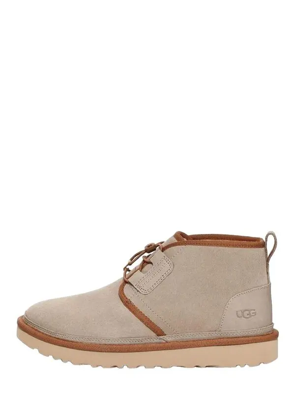 UGG Neumel Ghillie Ankle Boots - Beige