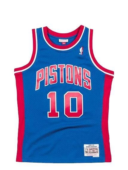 Mitchell & Ness Nba Detroit Pistons Dennis Rodman 10 Jersey - Default Colorway