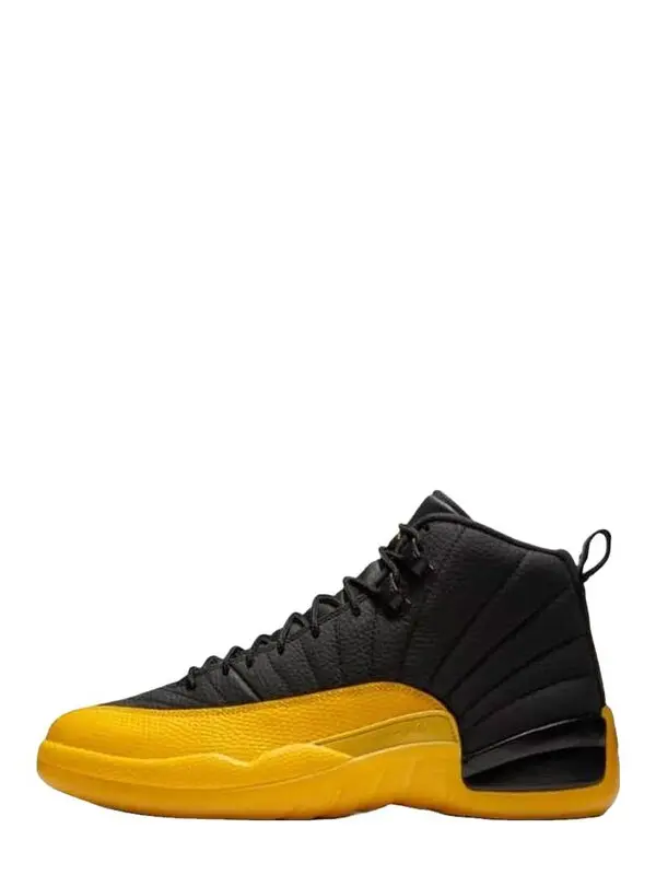 JORDAN Retro High Top Sneakers - Black/university Gold