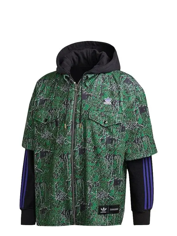 Adidas Originals Graphic Zip-up Hoodie - Default Color