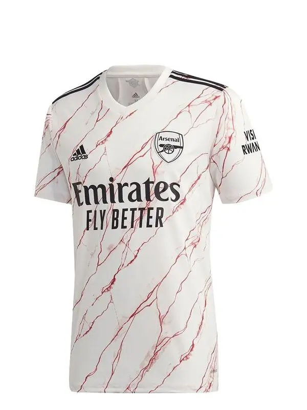 Adidas Arsenal Away Fan Edition Short Sleeve Jersey - White