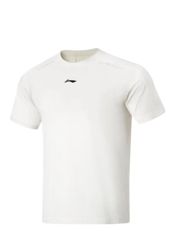 LI-NING Athletic Training Tee - White/black