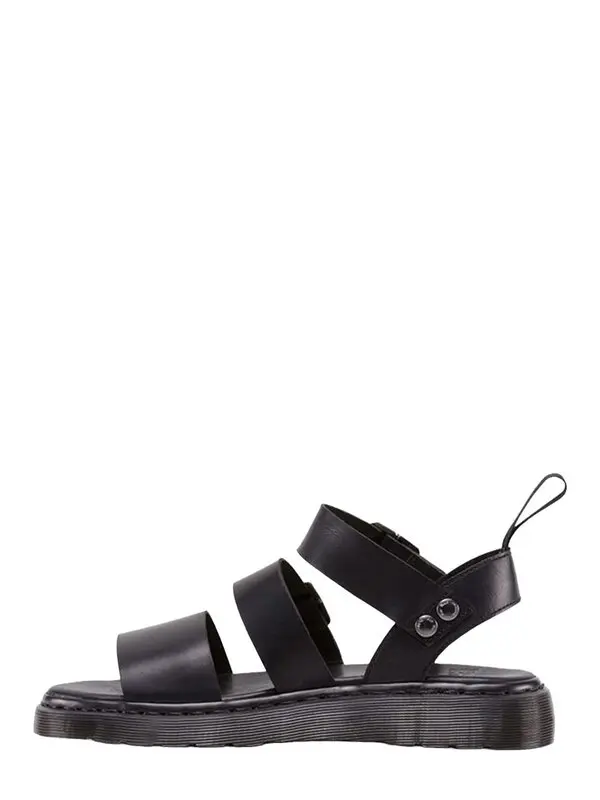 Dr. Martens Gryphon Brando Leather Gladiator Sandals - Black