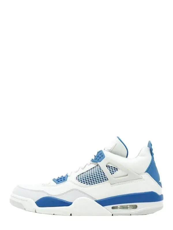 JORDAN 4 Retro "military Blue - White/military Blue/neutral Grey