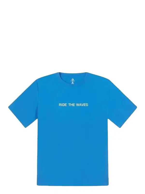 CONVERSE Summer Verbiage T-shirt Asia Sizing - Blue