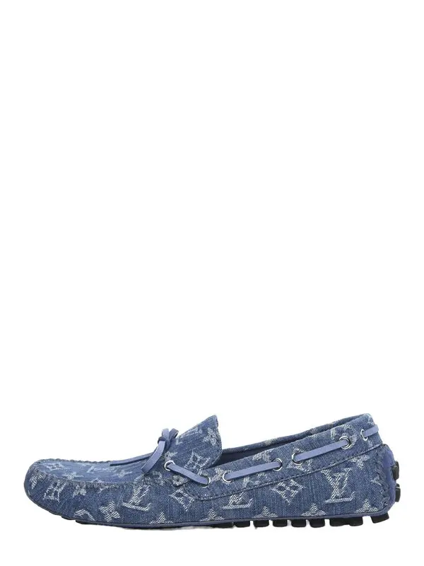 LOUIS VUITTON Arizona Loafers Denim Monogram - Blue