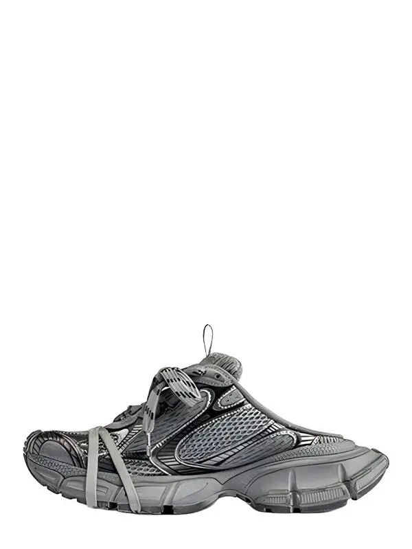 Balenciaga 3xl Mules - Grey/silver/black