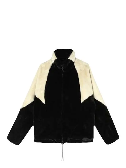 Adidas Originals Speed Fur Color Contrast Jacket - Black