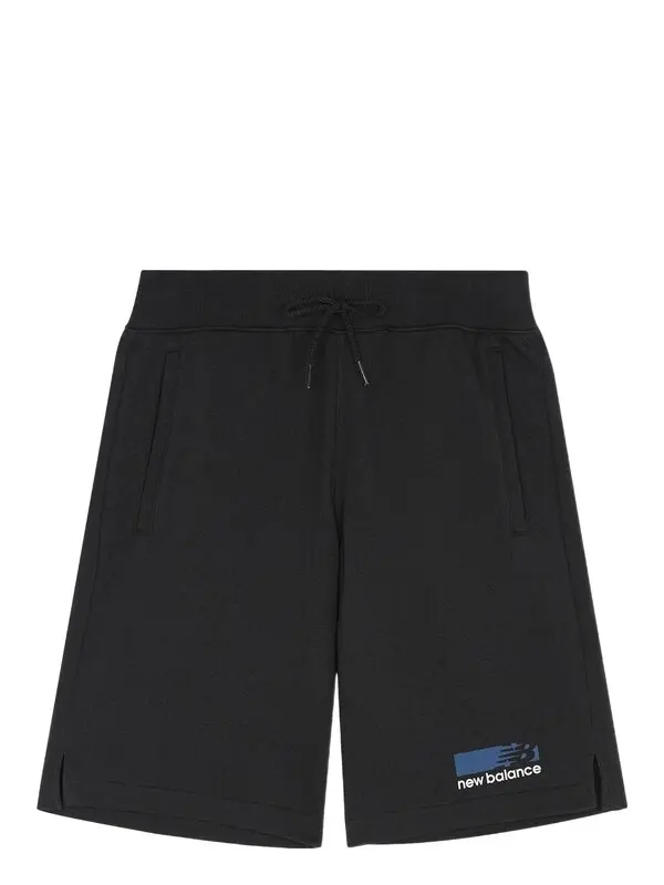 NEW BALANCE Sport Bold Logo Shorts - Black/blue/white