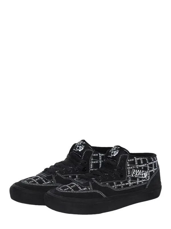 VANS Supreme X Half Cab Pro '92 "logo Pattern" Sneakers - Black