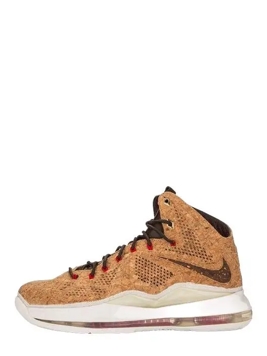 Nike Lebron Ext Qs 'cork' High-top Sneakers - Brown/brown