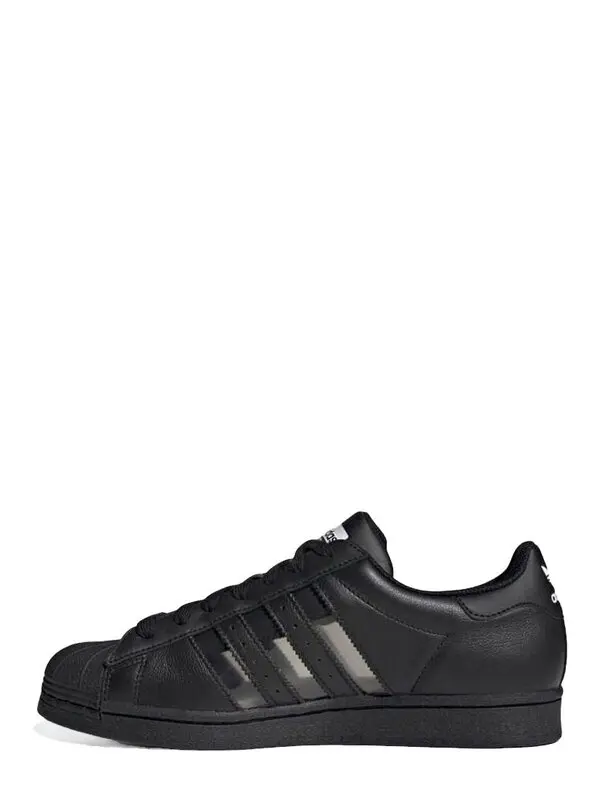 Adidas Superstar "black Transparent" Sneakers - Black/silver