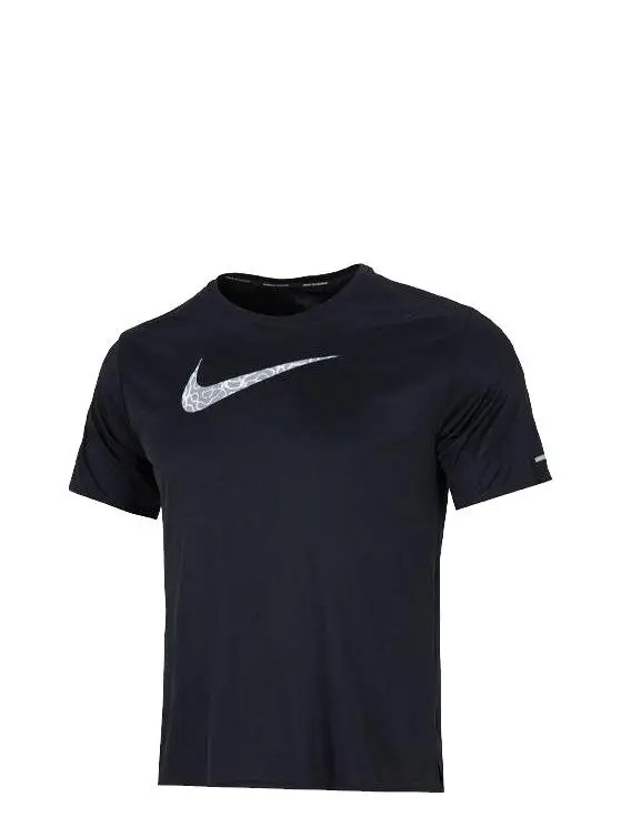 Nike Dri-fit Wild Run Miler Short Sleeve Shirt - Multi-color